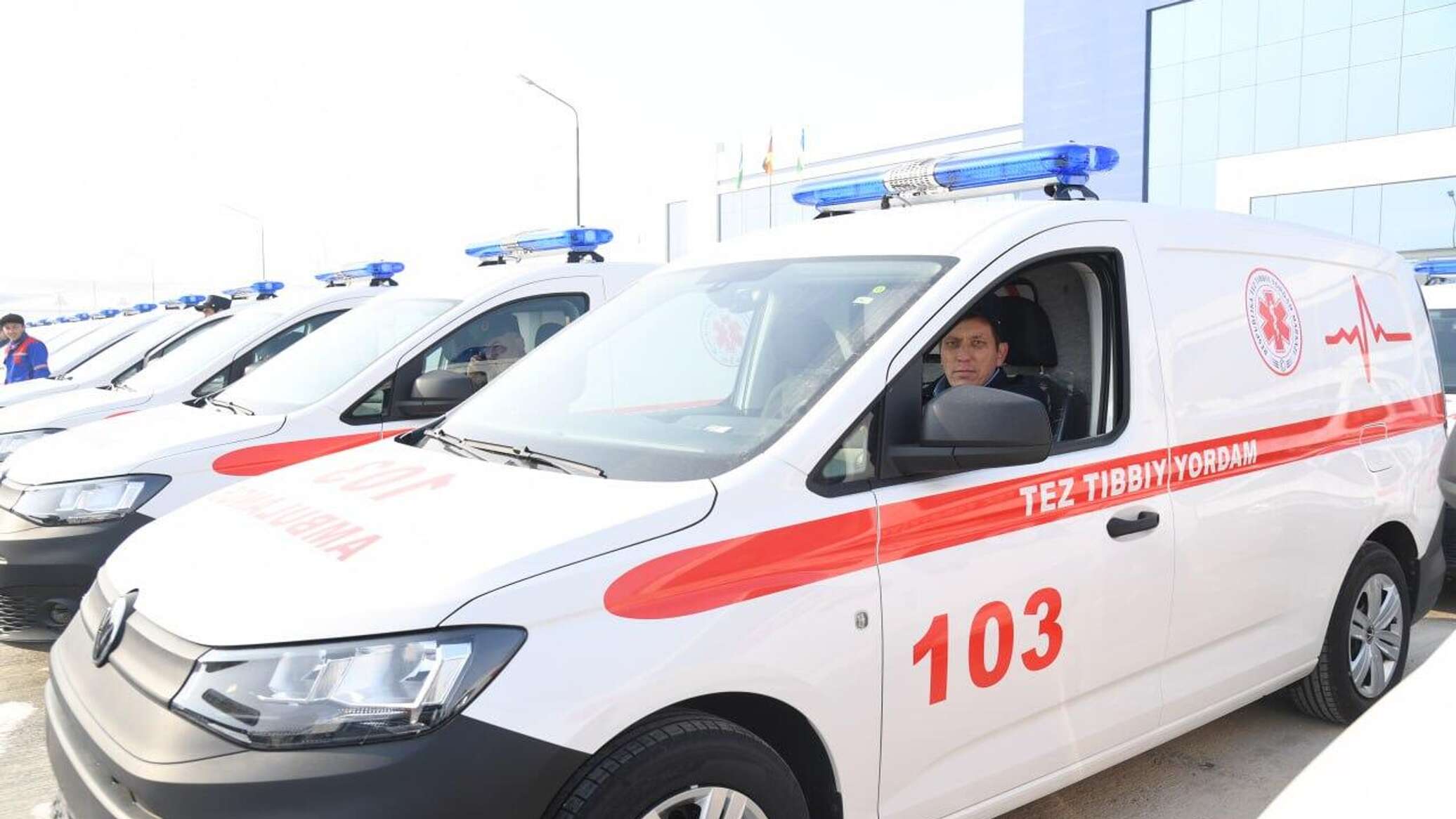 Samarqand tez yordam xizmatiga yangi mashinalar topshirildi - 09.11. ...