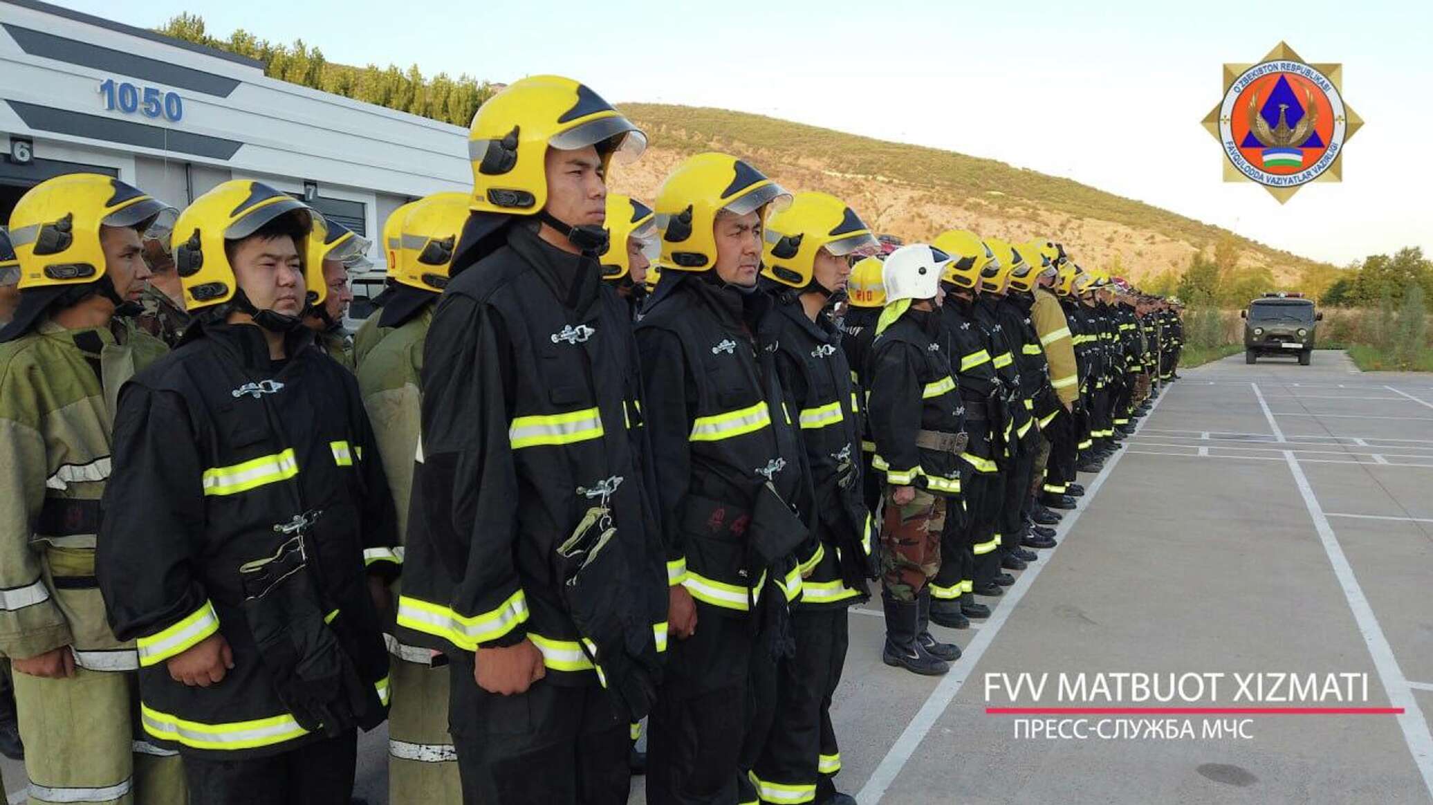 ФВВ Чотқол қўриқхонасидаги ёнғинга қарши курашмоқда