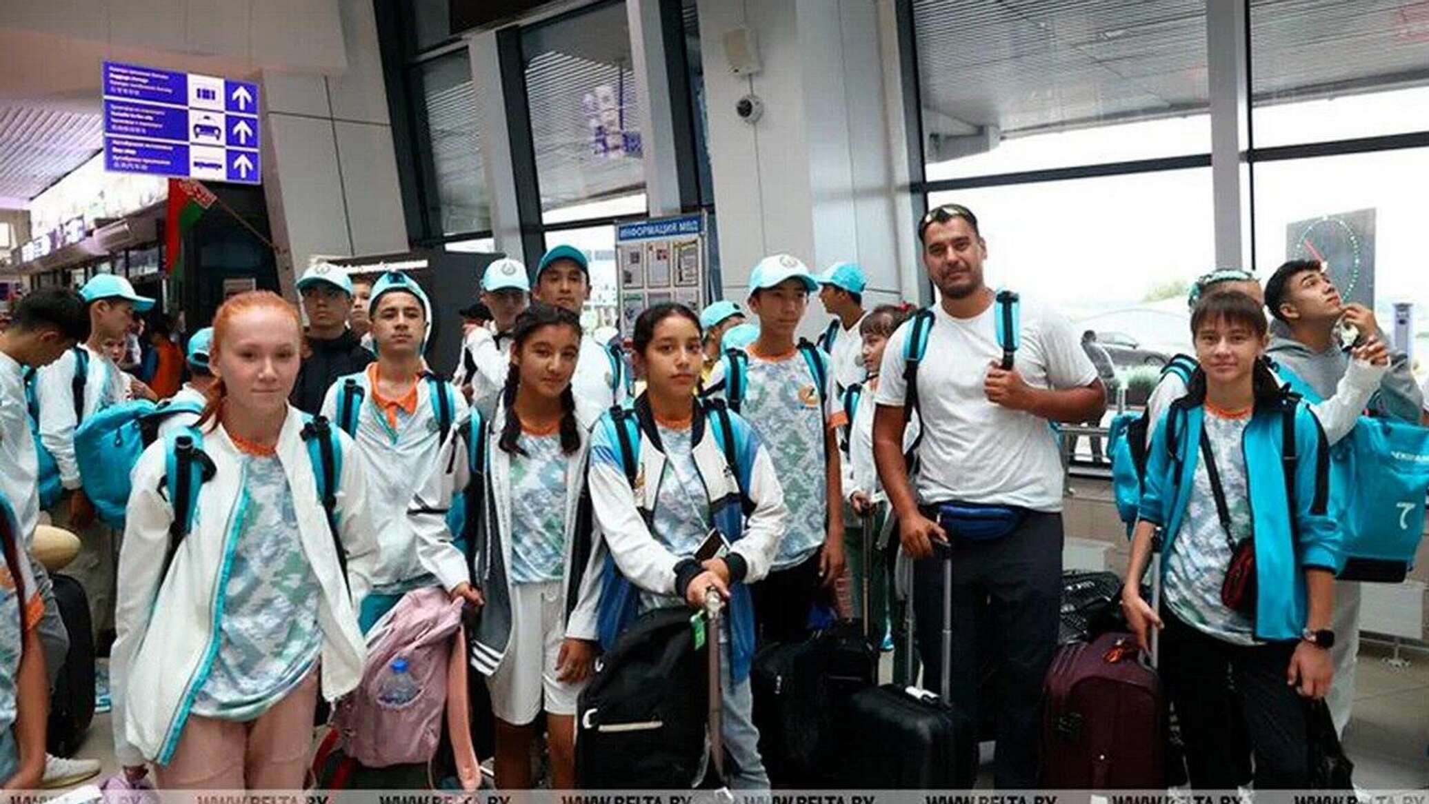 Спортсмены из Узбекистана приехали на Игры стран СНГ в Беларусь