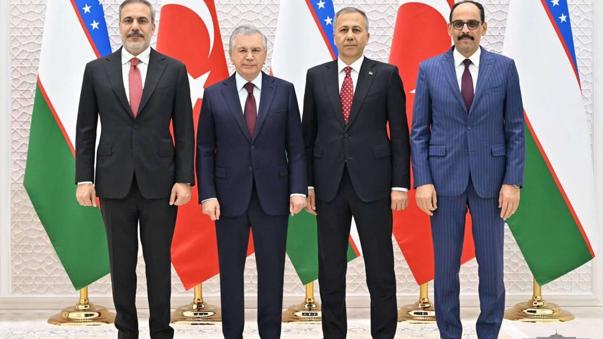 Mirziyoyev Turkiya delegatsiyasini qabul qildi