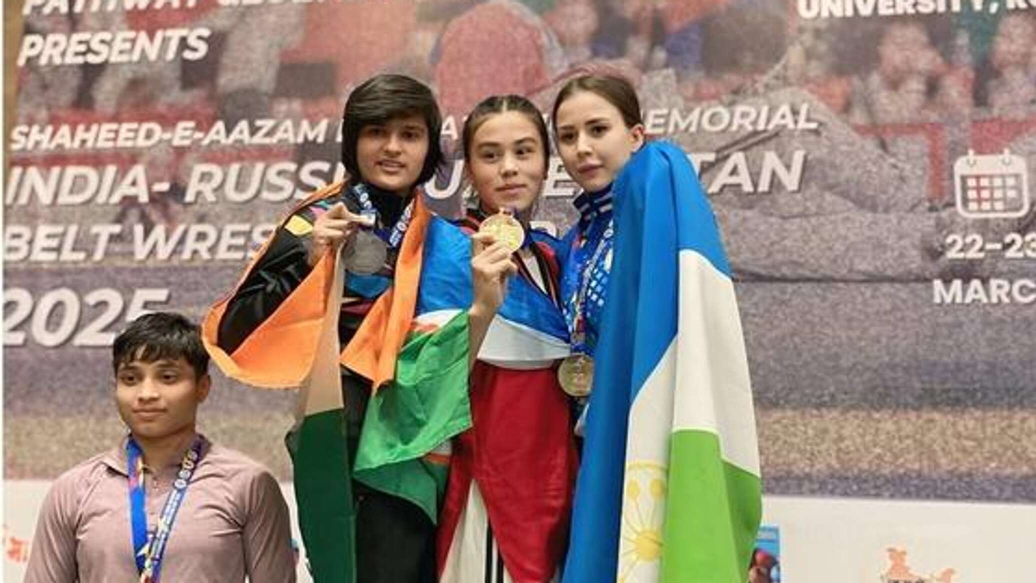 Belbog‘li kurash: o‘zbekistonlik sportchilar Hindistondagi turnirda 20 ...